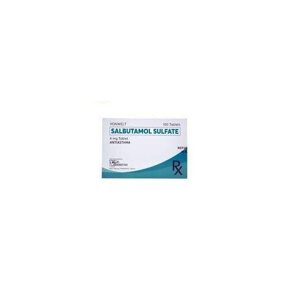 Salbutamol Sulfate 4mg Tablet 1's price in the Philippines | MedsGo ...